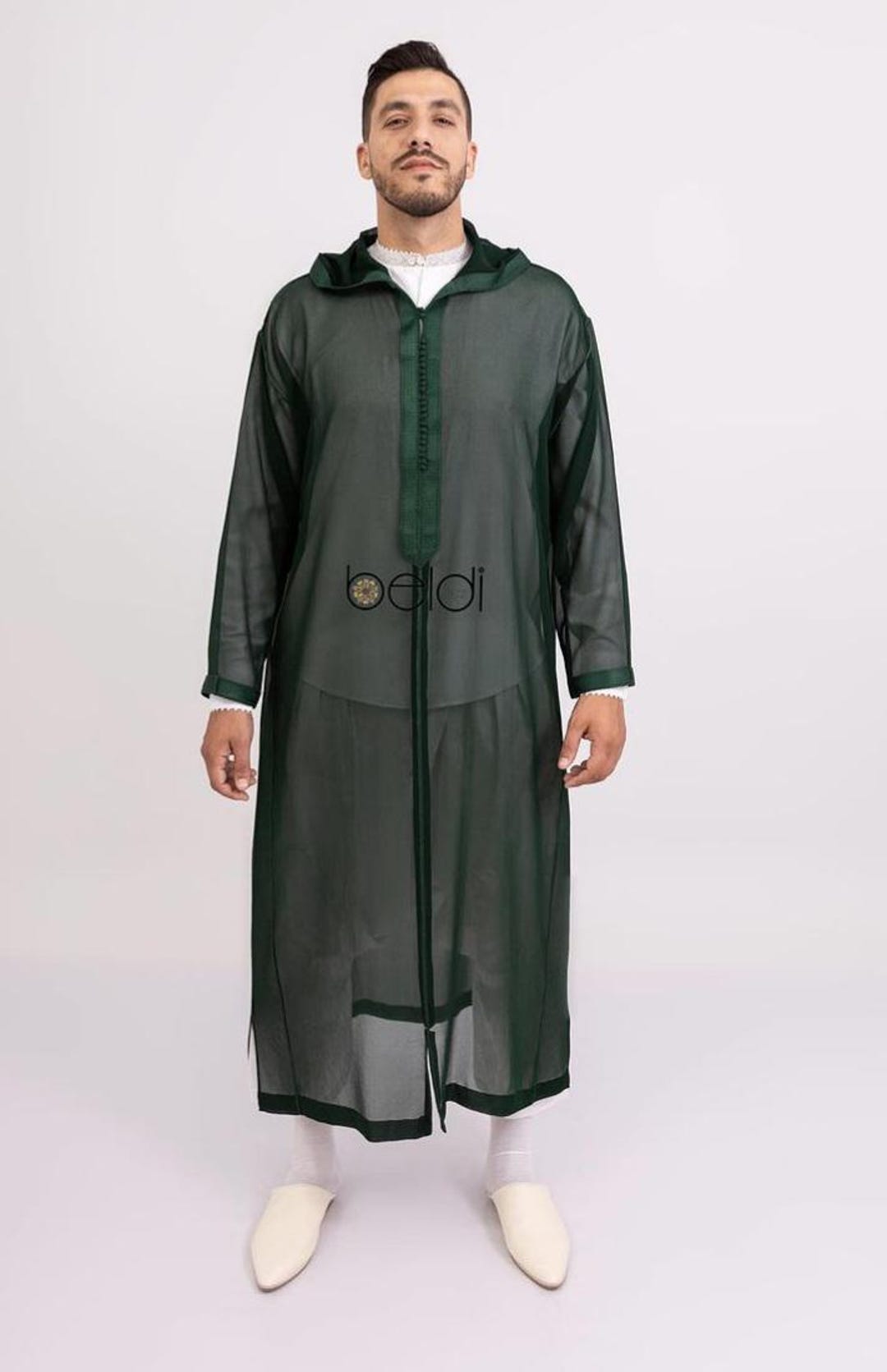 Moroccan Men's Djellaba Set: 3-piece Moroccan Outfit With Djellaba and ...