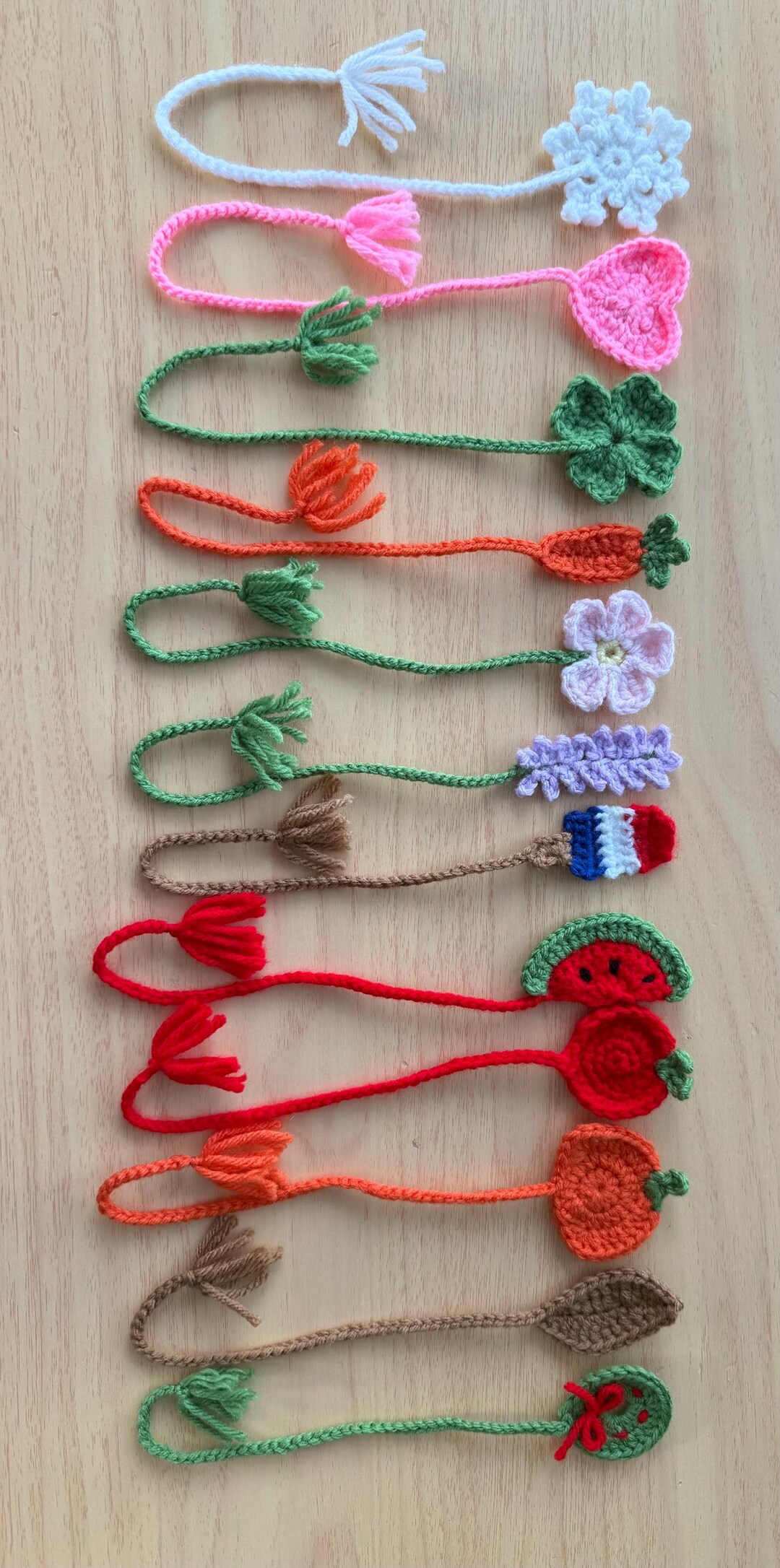 Cochet Bookmarks - Monthly Theme - Etsy