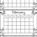 Printable Butterfly Calendar Template - Etsy