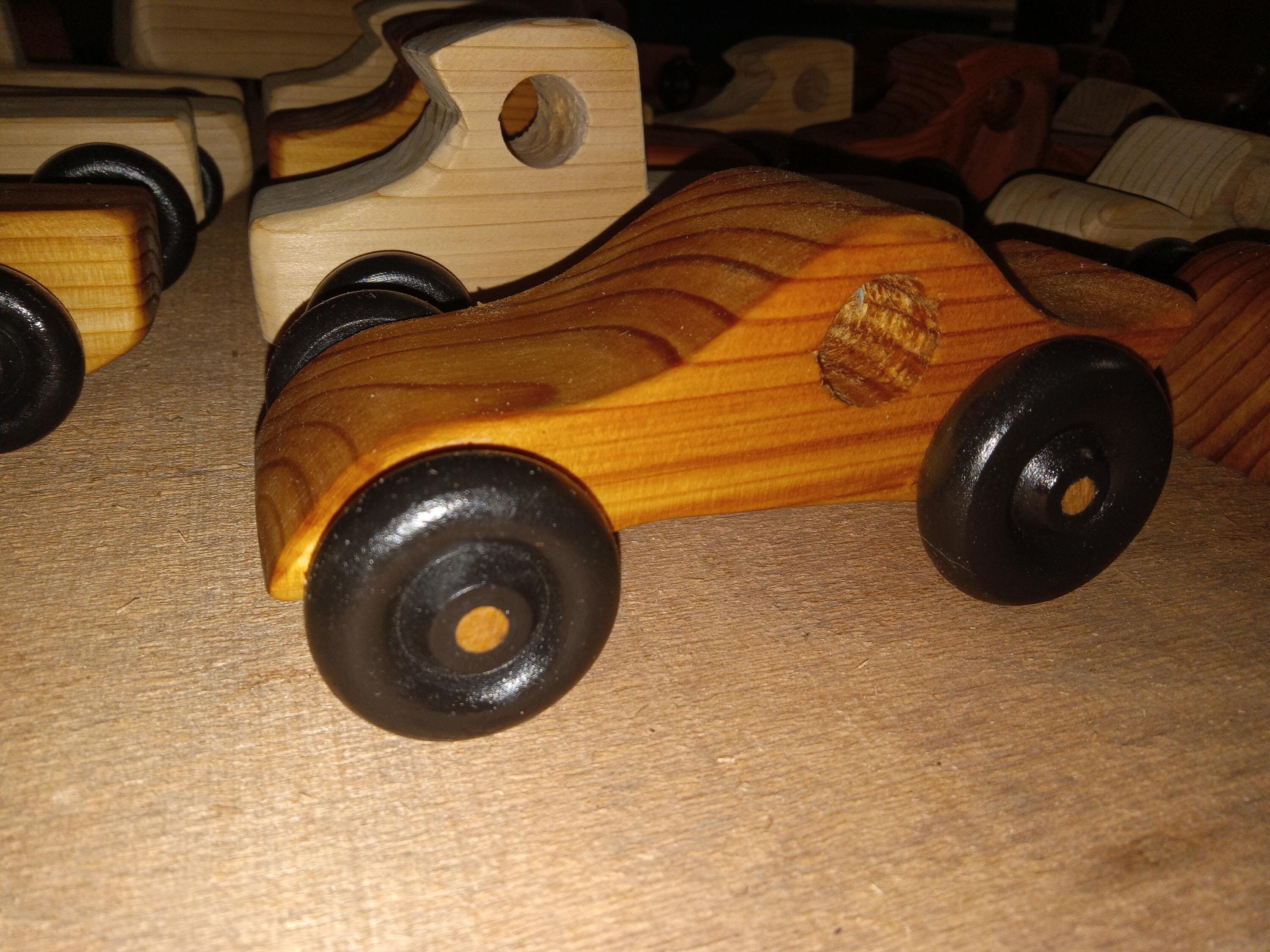 Western Red Cedar Race Car - Etsy