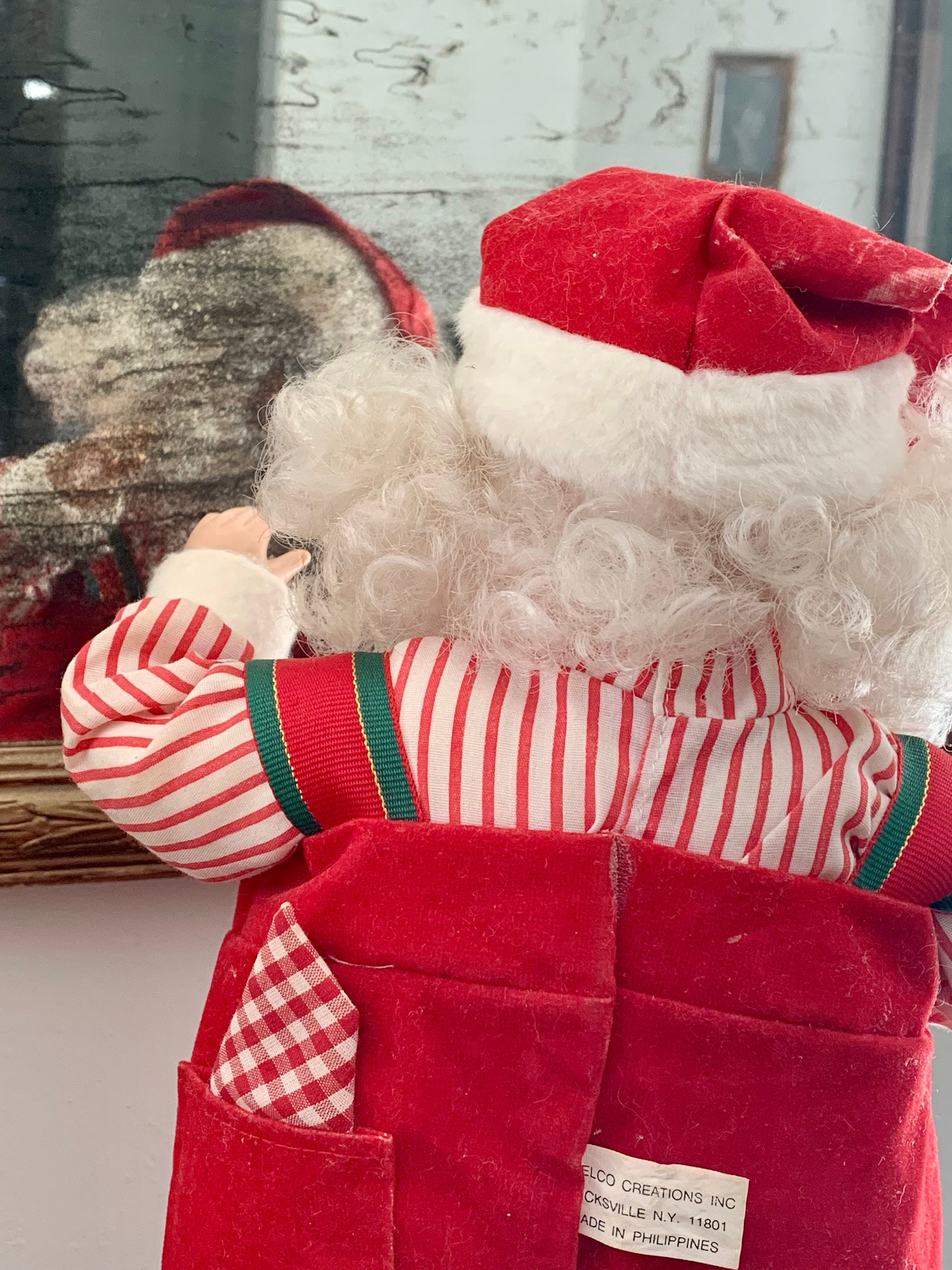 Vintage Telco Standing Santa Made in Phillipines Vintage Standing Santa ...