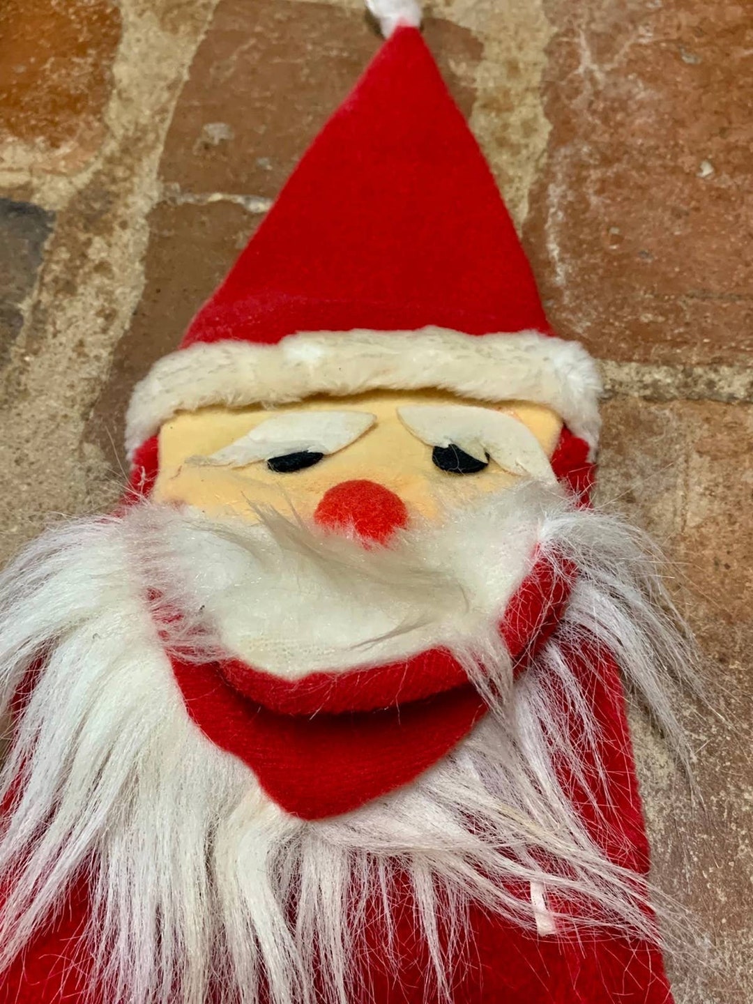 Vintage Santa Hand Puppet Made in Korea - Etsy