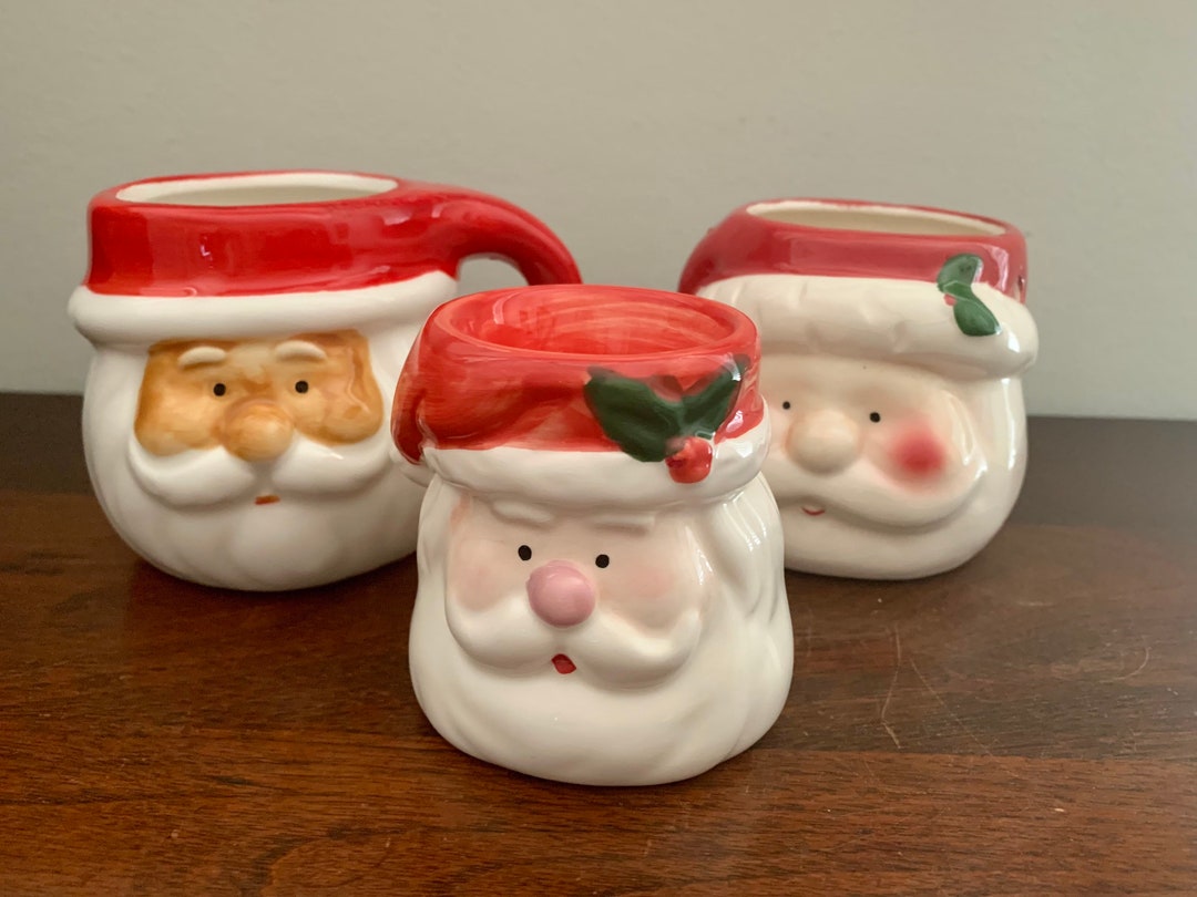 Collection of Santa Goodies Santa Mug Santa Cup Santa Candle Holder ...