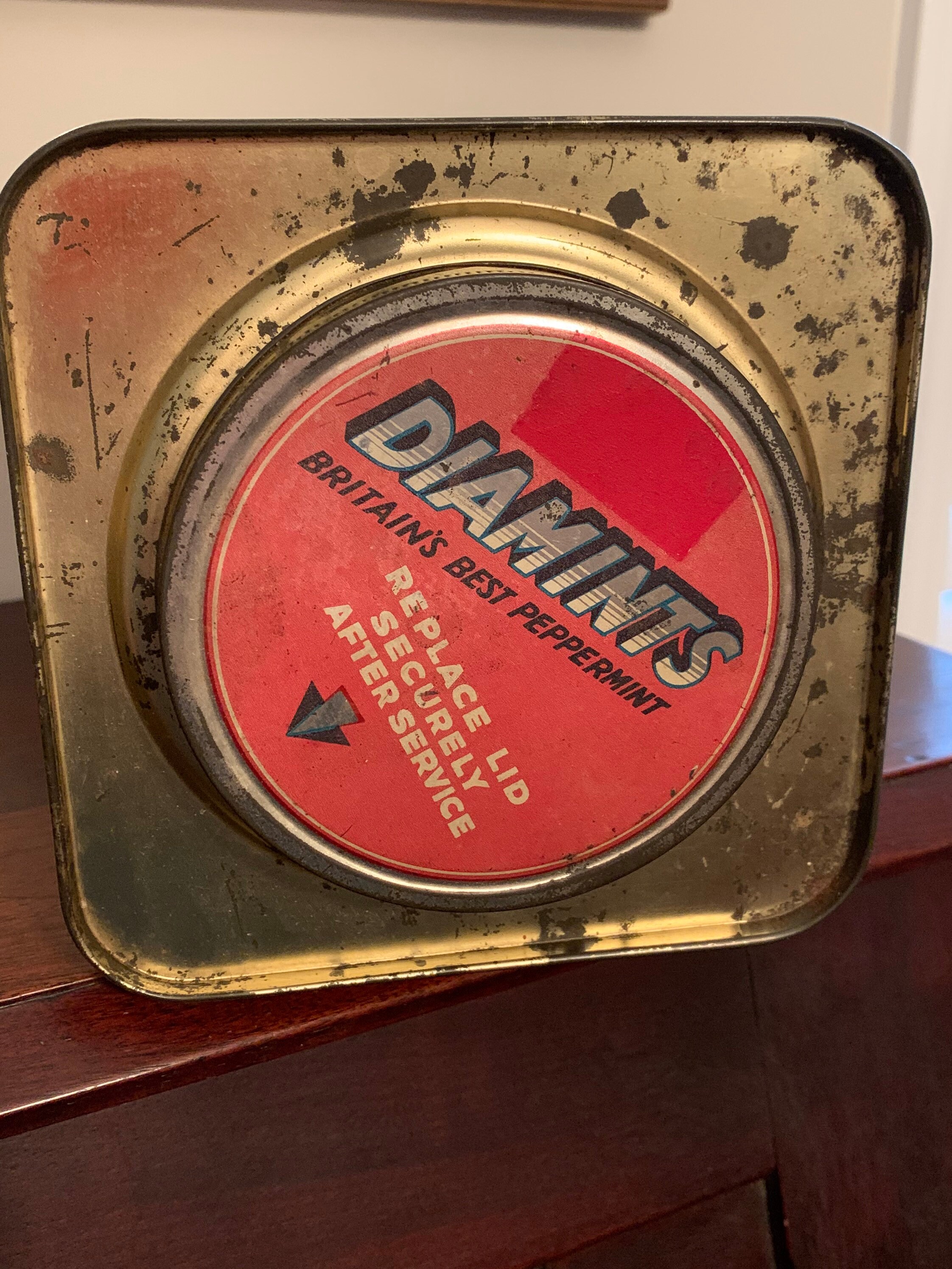 Vintage Diamints Peppermint Tin 8lb Britains Best Peppermint Vintage ...