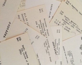 Library Card Catalog - Etsy