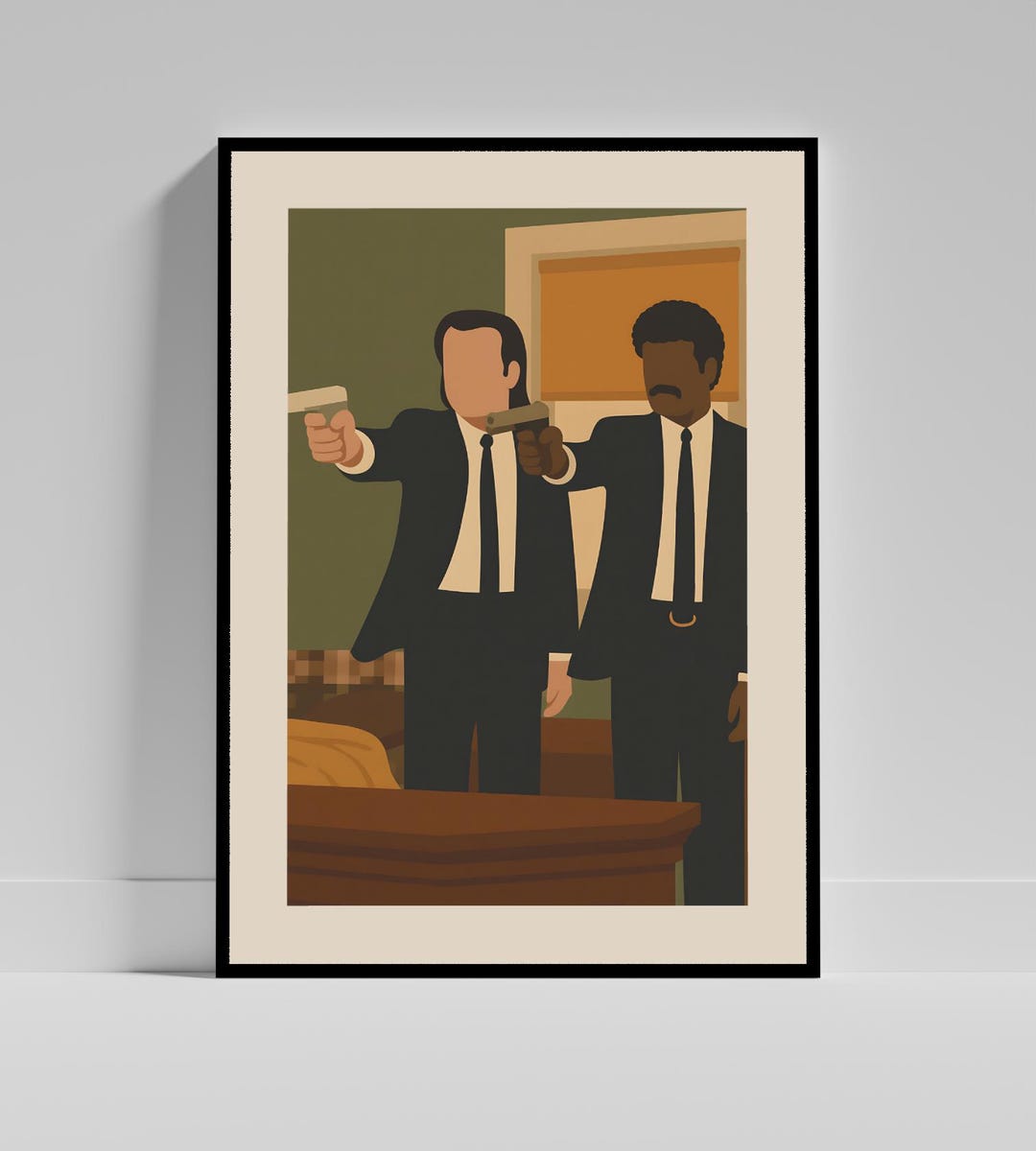Pulp Fiction Poster, Quentin Tarantino Wall Art, 90s Cult Movie Print ...