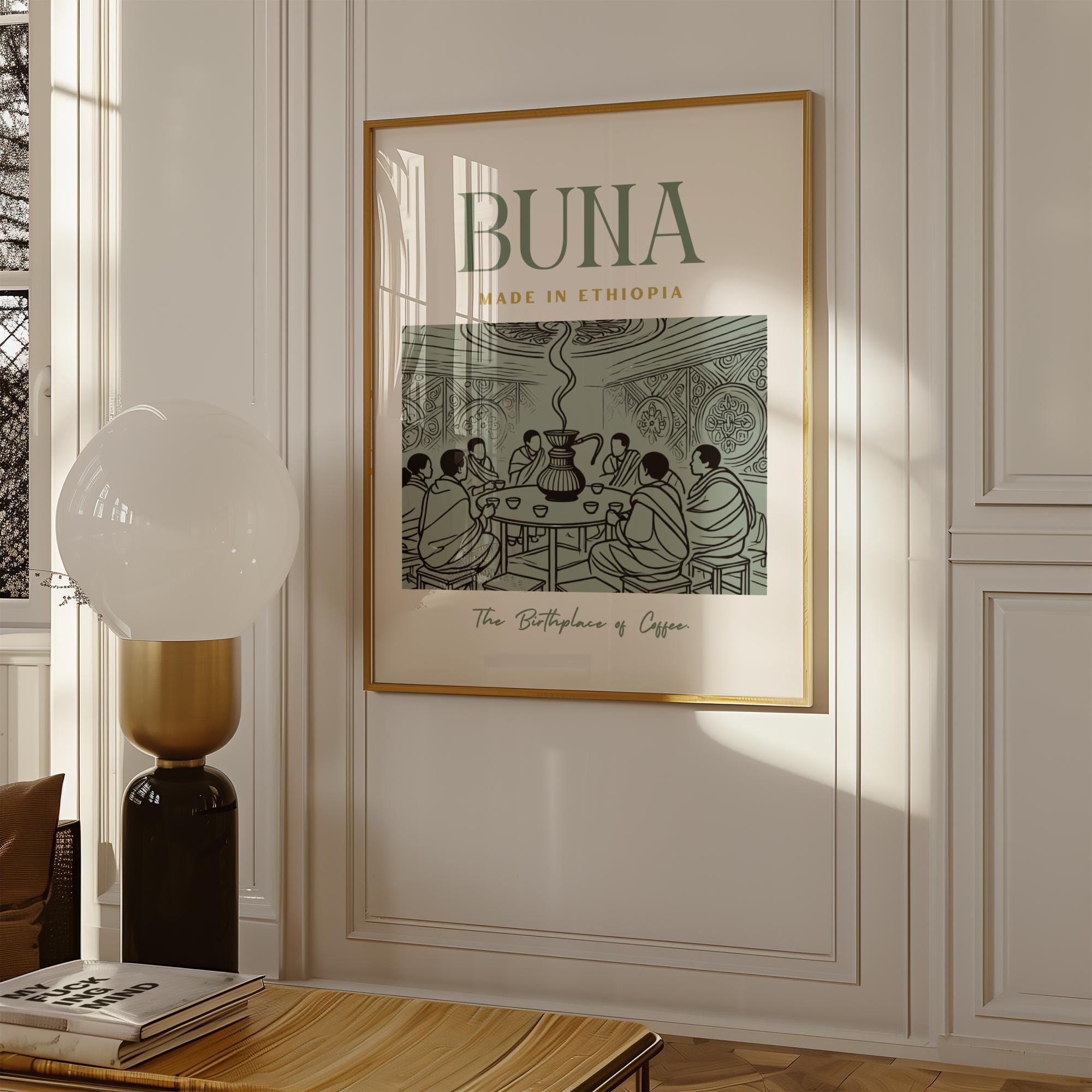 Ethiopian Coffee, Buna Coffee, Digital Print, Buna Wall Art, African ...