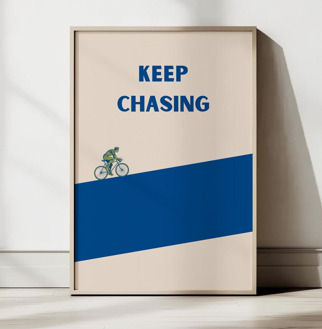 Cycling Wall Art, Motivational Poster, Biking Poster, Inspirational ...