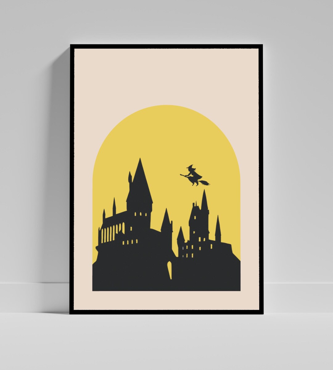 Harry Potter Poster, Hogwarts Wall Art, Wizard Printable Decor, Digital ...