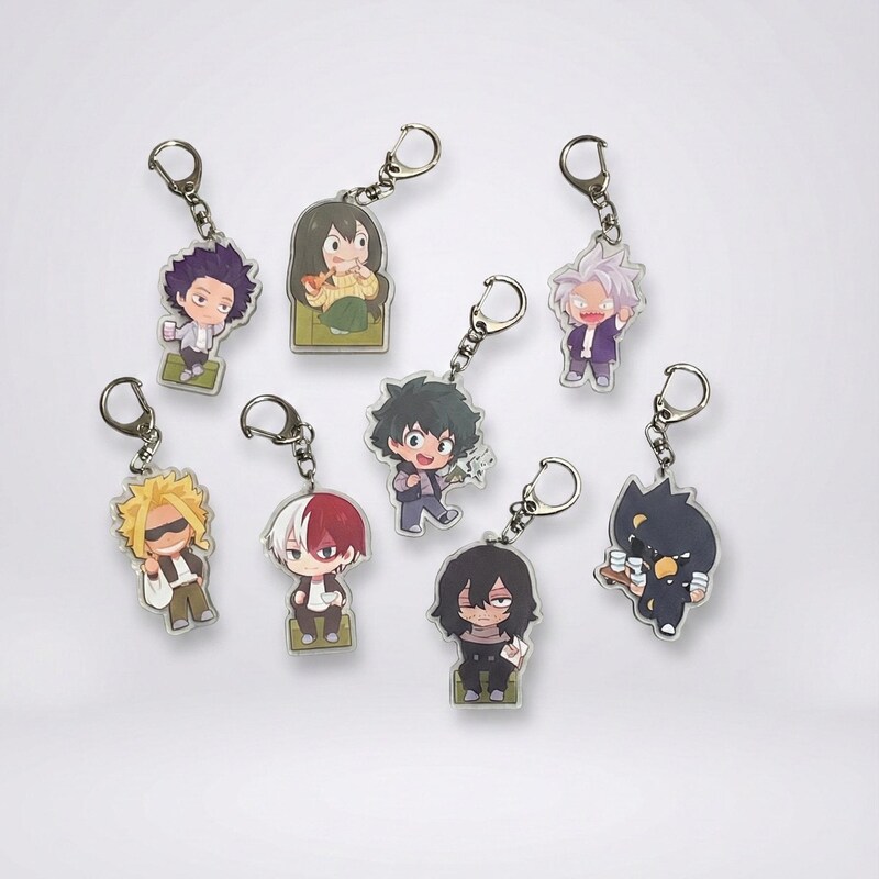 My Hero Academia Keychain - Etsy