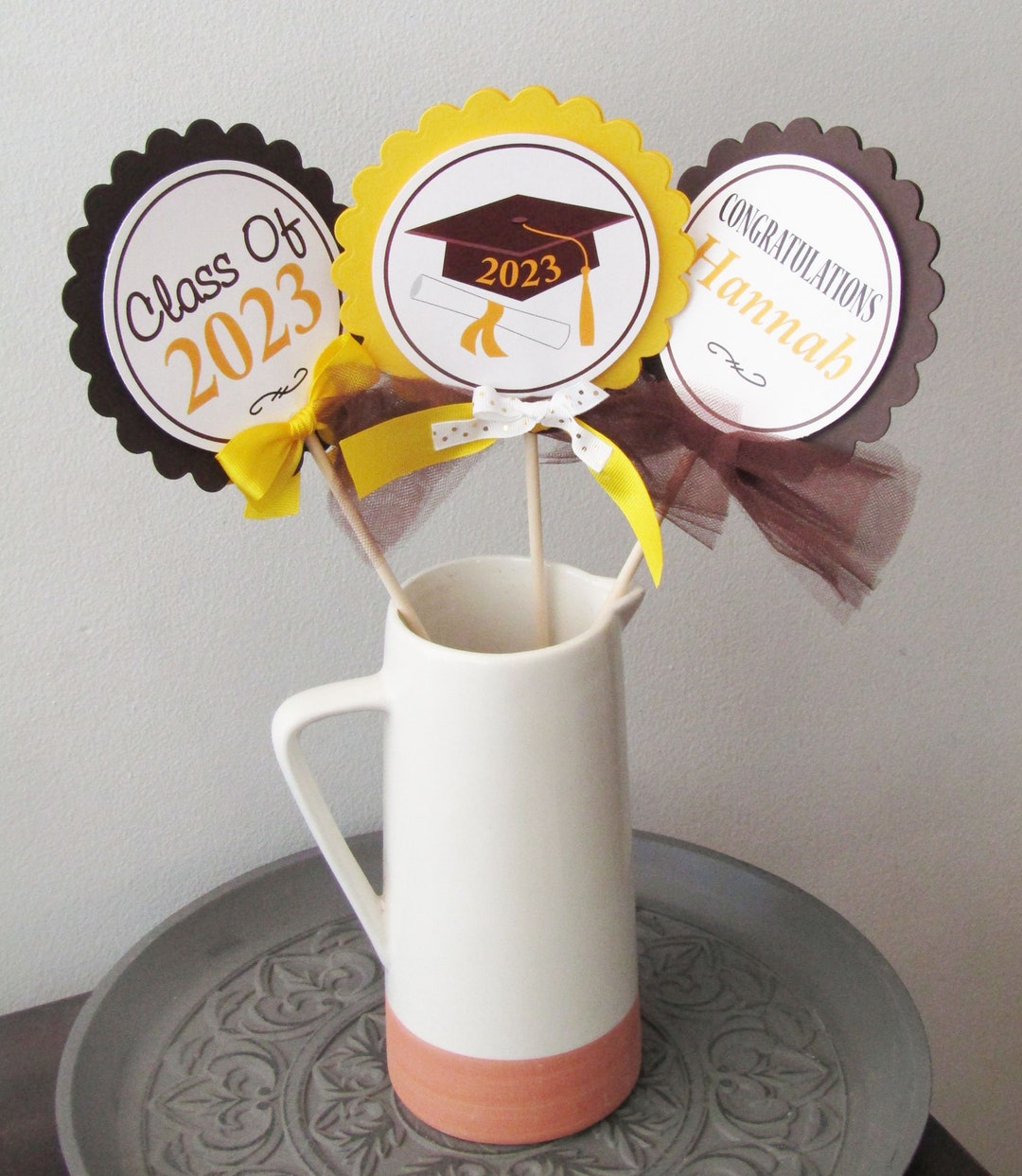 Graduation Centerpiece Decorations Class of 2023 Centerpiece - Etsy