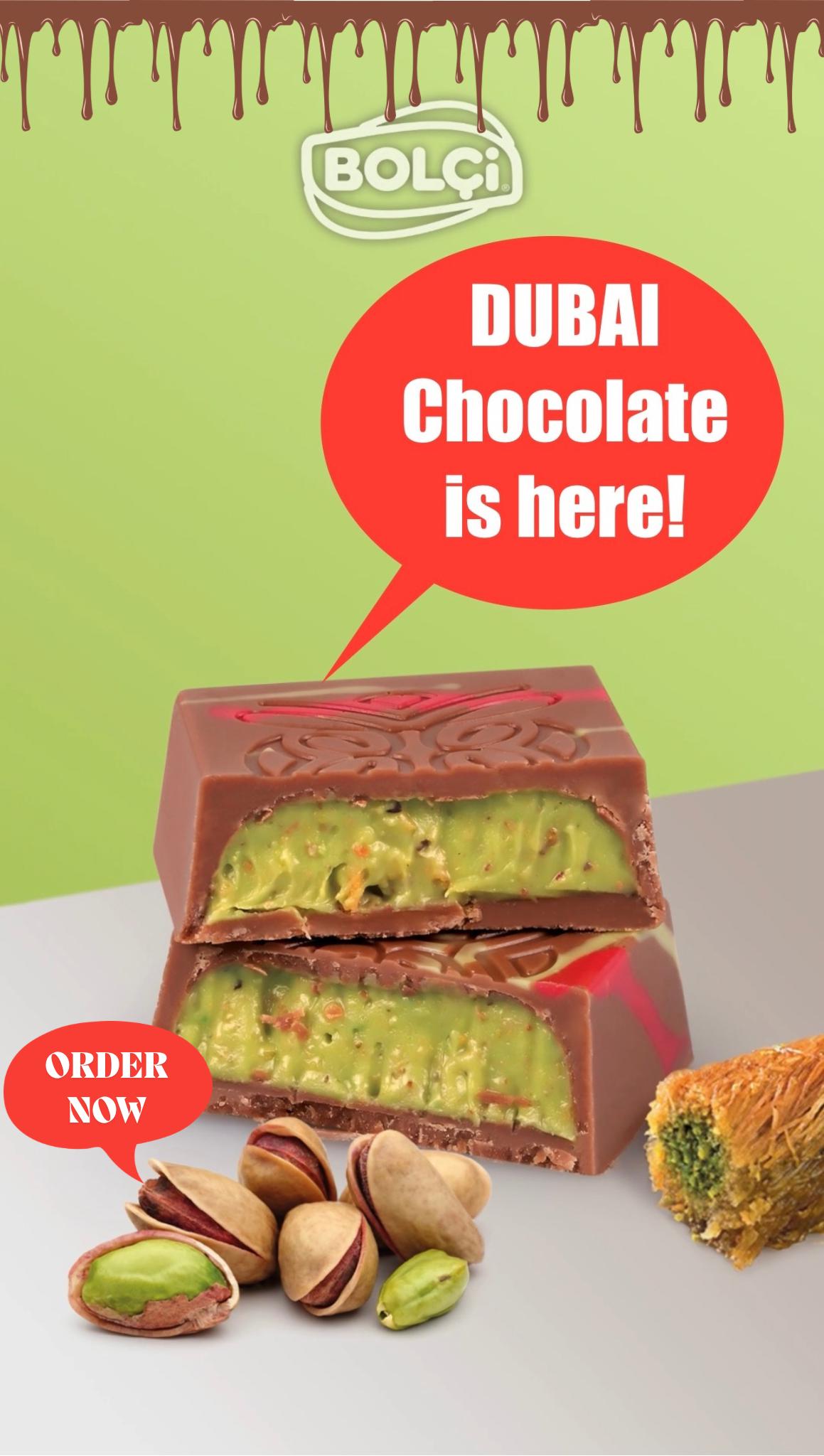 Bolci Dubai Chocolate - 100 Gr - Etsy