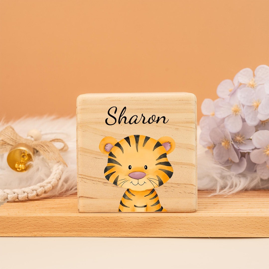 Personalized Wooden Money Box for Children, Child Money Box With His ...