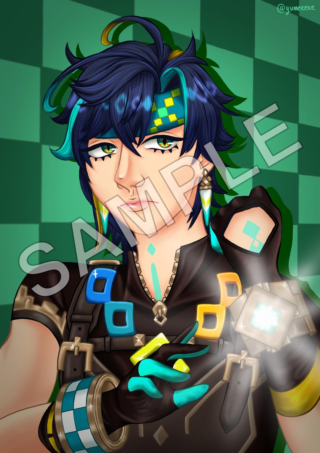 Digital Print Genshin Impact Kinich - Etsy