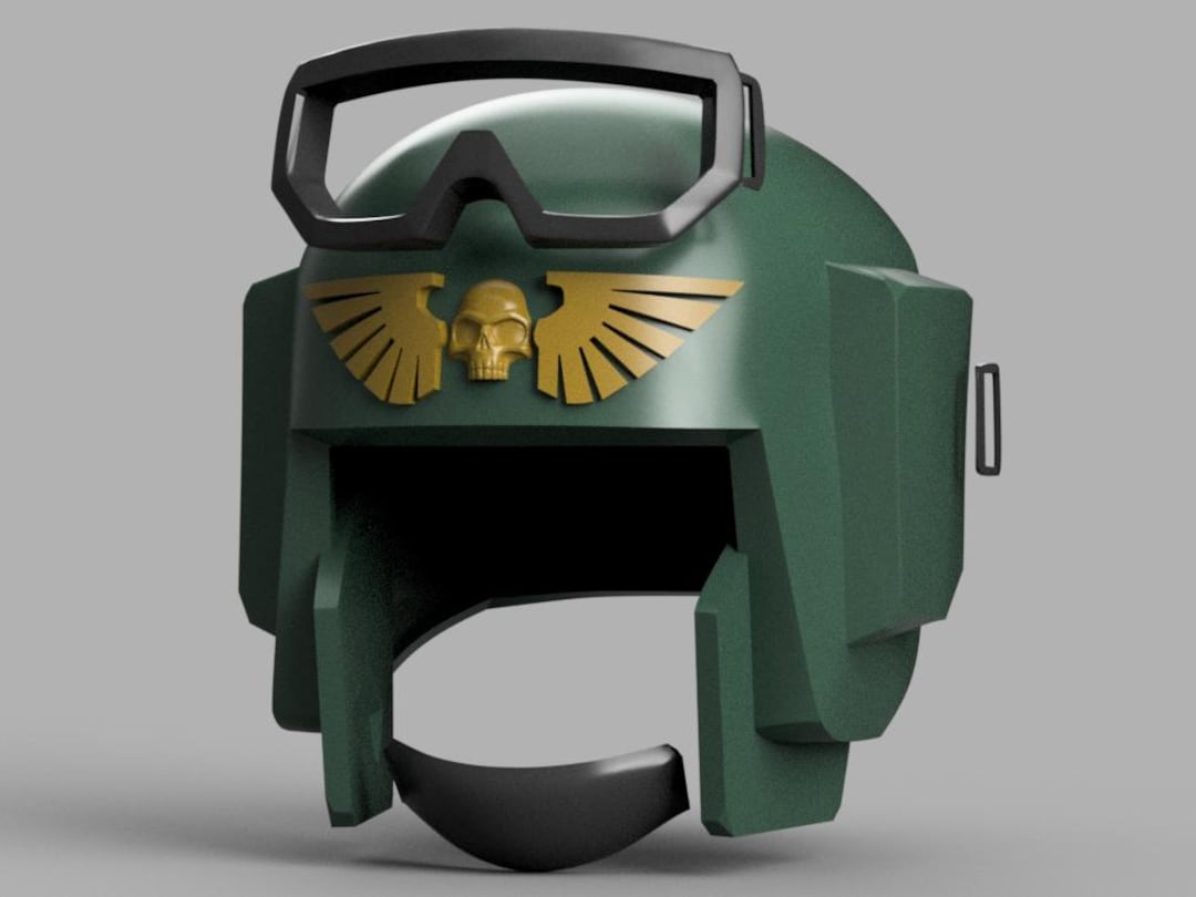 Cadian Imperial Guardsman Shock Trooper Helmet Cosplay Replica 1:1 Goggles Version - Etsy