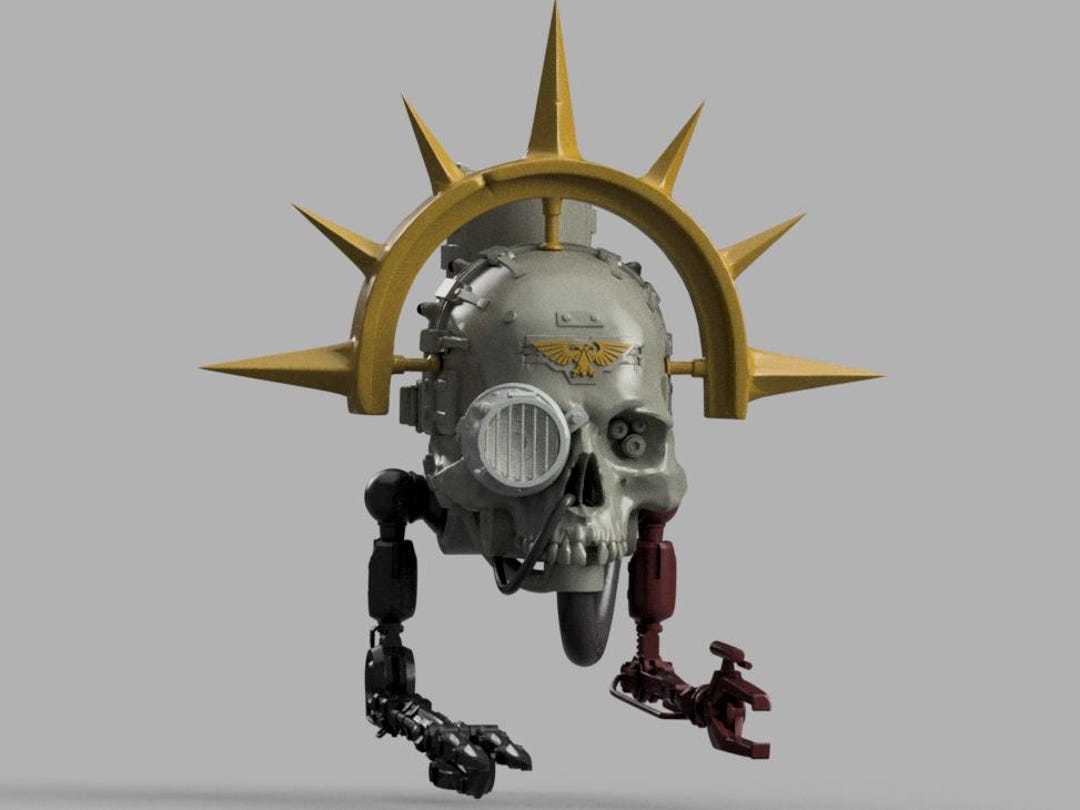 Servo Skull AI Prop Replica 1:1 Cosplay - Etsy Australia