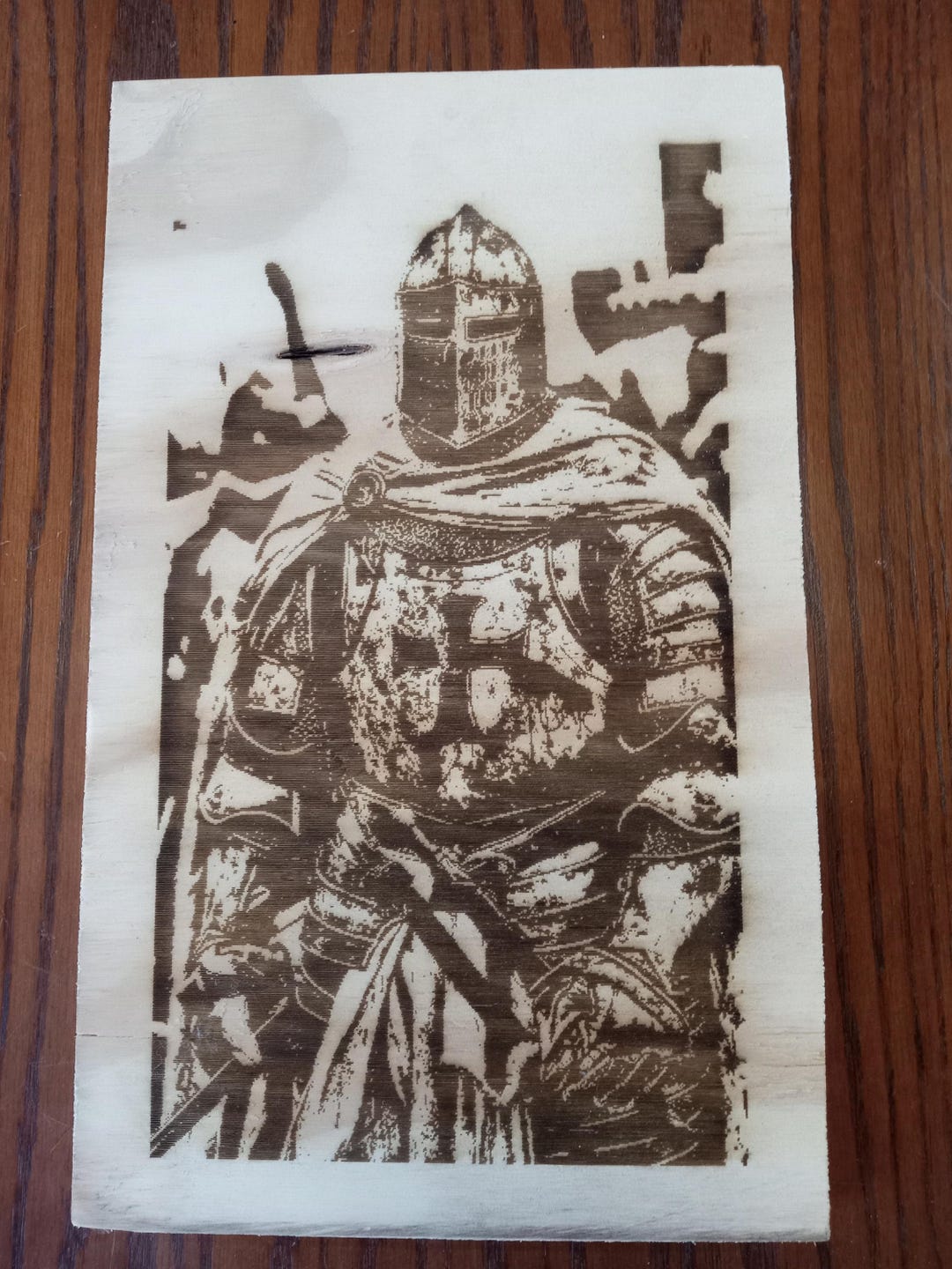 Knight, Laser Engraving, Wood Gifts, Personalized Wood Burning, Armor ...