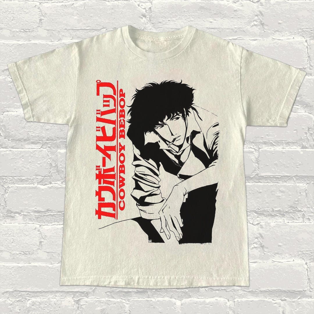 Cowboy Bebop Inspired T-shirt Spike Spiegel Graphic Tee, Anime ...