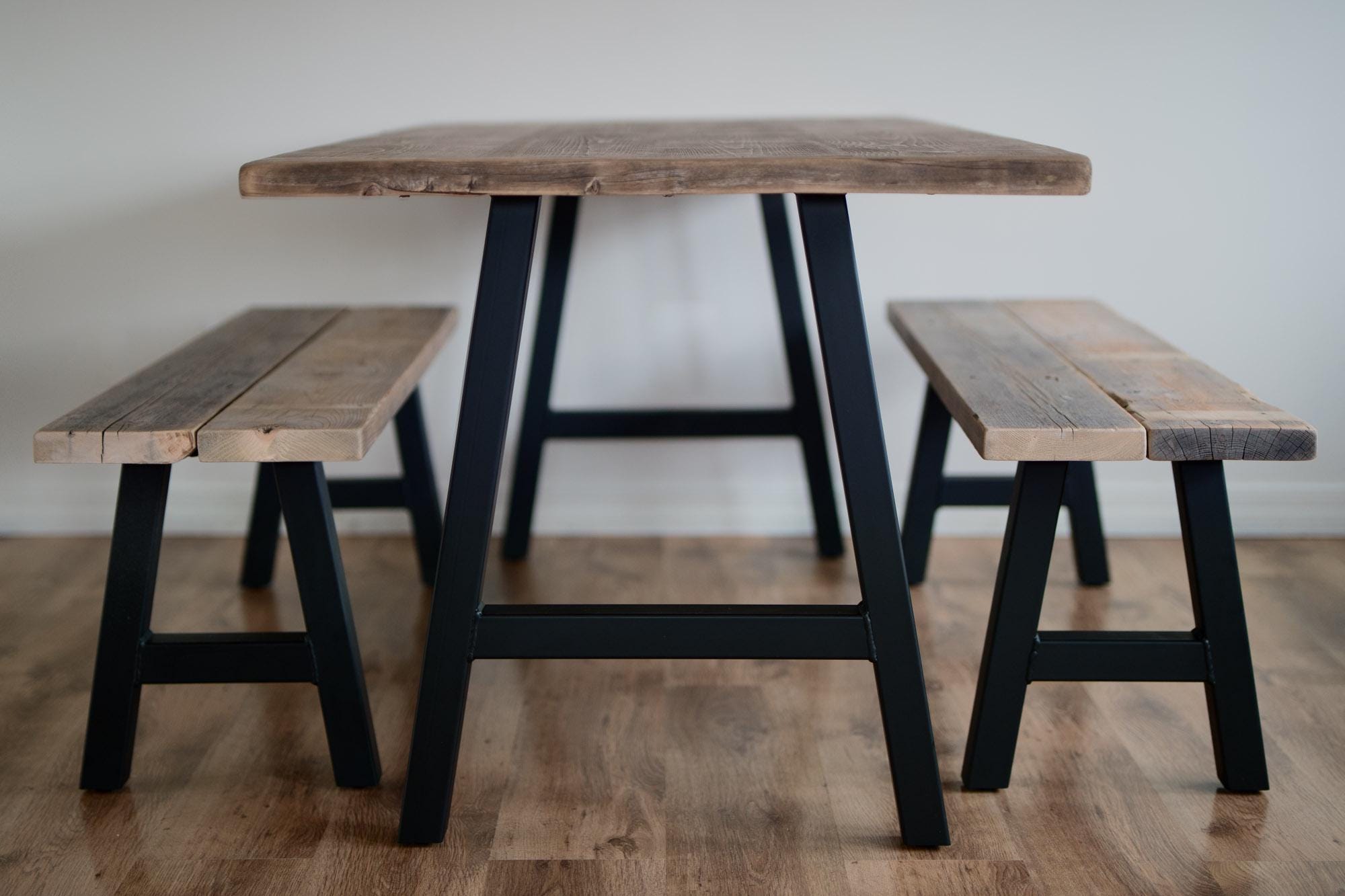 A-frame Steel Table Legs: Industrial Metal Bench Legs With Leveling ...