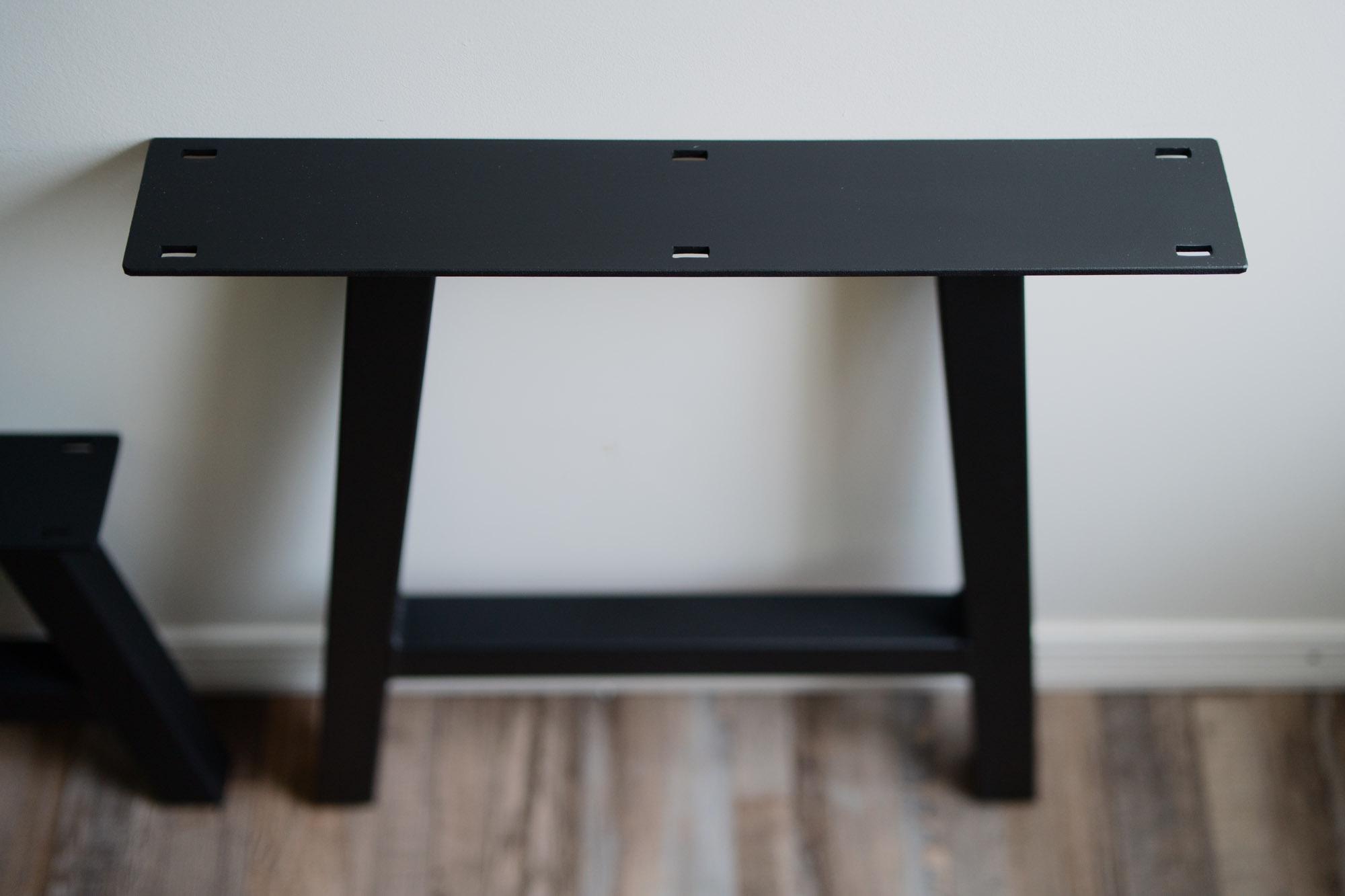 A-frame Steel Table Legs: Industrial Metal Bench Legs With Leveling ...