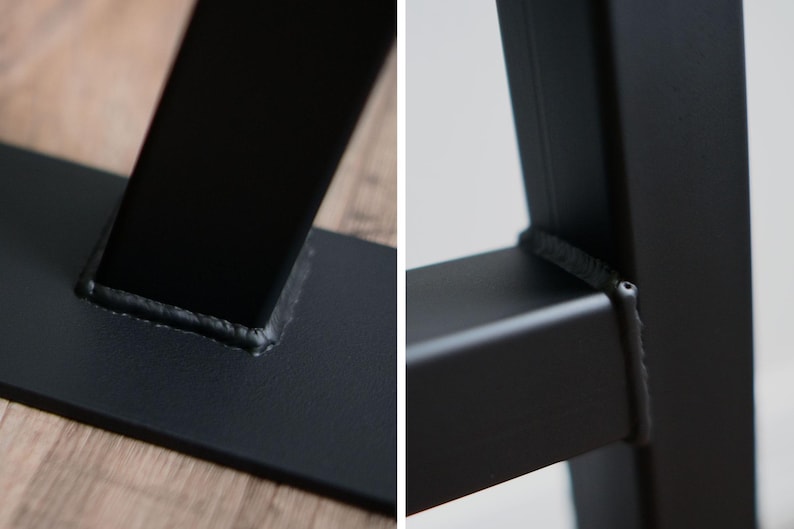A-frame Steel Table Legs: Industrial Metal Bench Legs With Leveling ...
