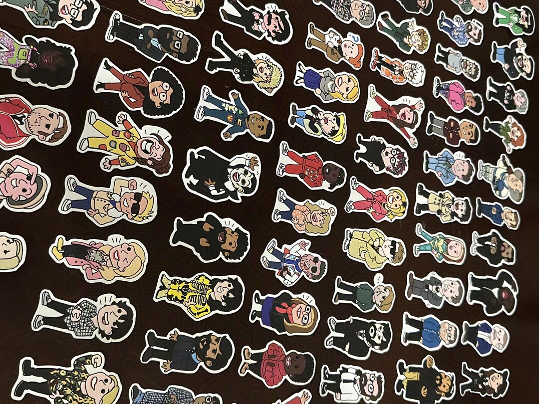 Taskmaster Glossy Stickers (series 11-18) - Etsy