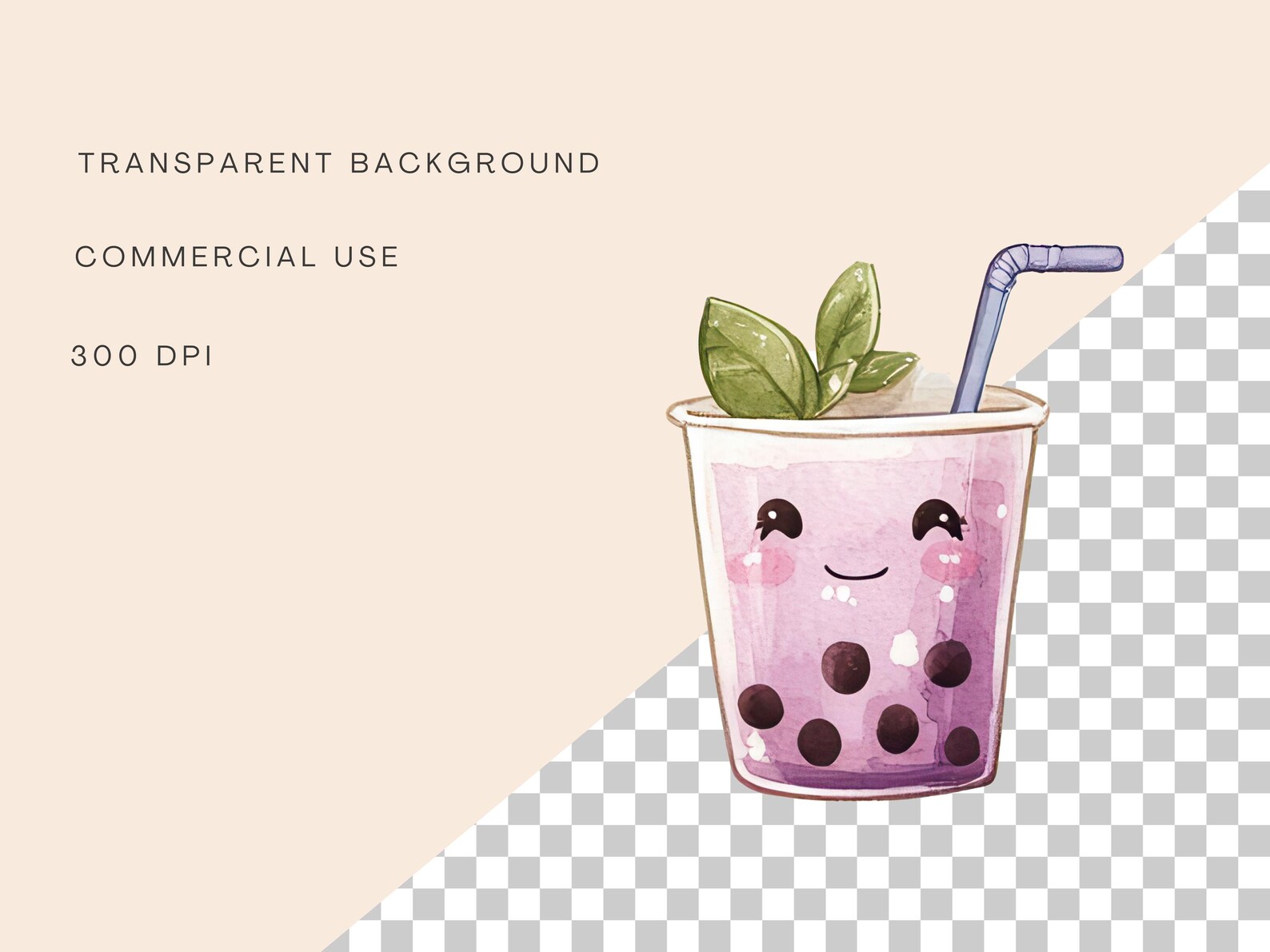 Boba Clipart Bundle | Bubble Tea Clipart, Boba Tea Clipart, Kawaii ...