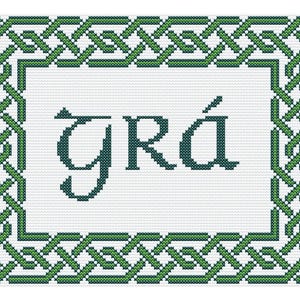 Grá INSTANT DOWNLOAD PDF Cross Stitch Pattern - Etsy