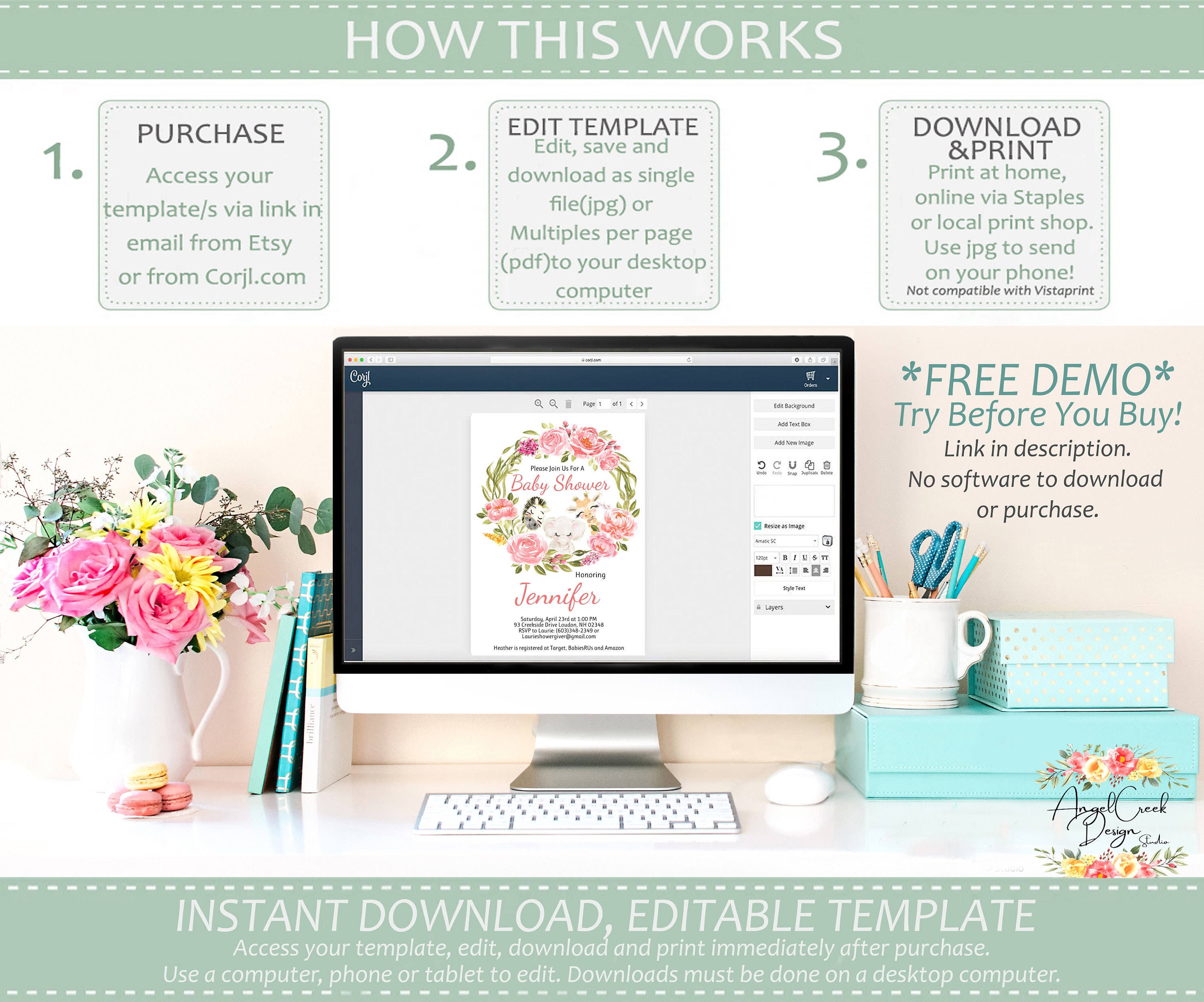 Editable Dinosaur Labels | Personalized Dinosaur Address Labels ...