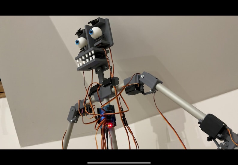 Animatronic Endoskeleton's Head'n'shoulders Kit,diy Talking Animatronic ...