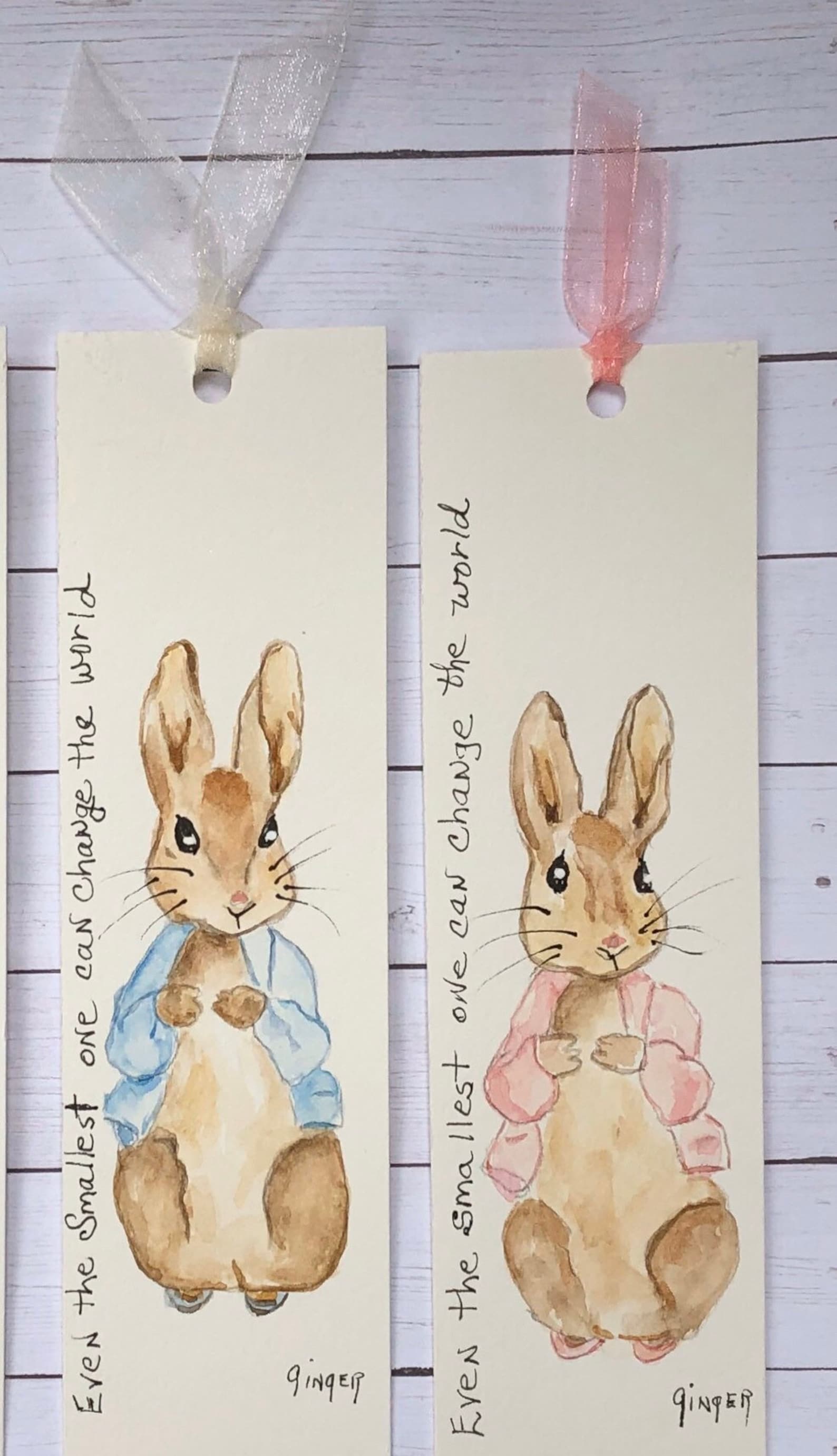 Peter Rabbit Bookmark - Etsy