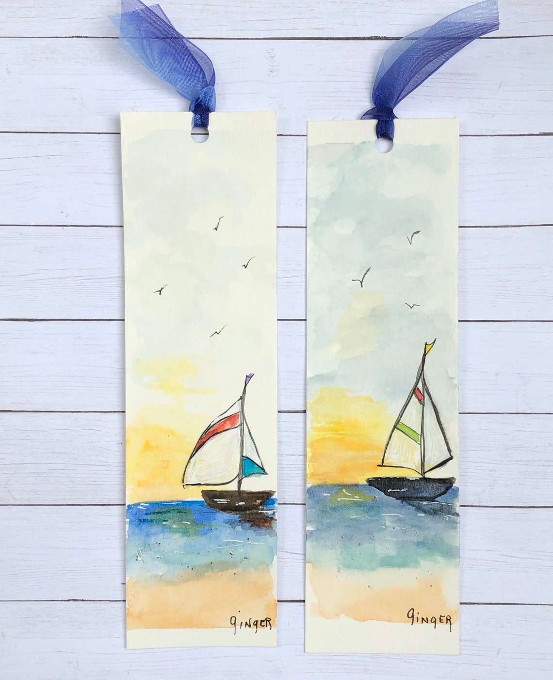 Sailboat Bookmark - Etsy