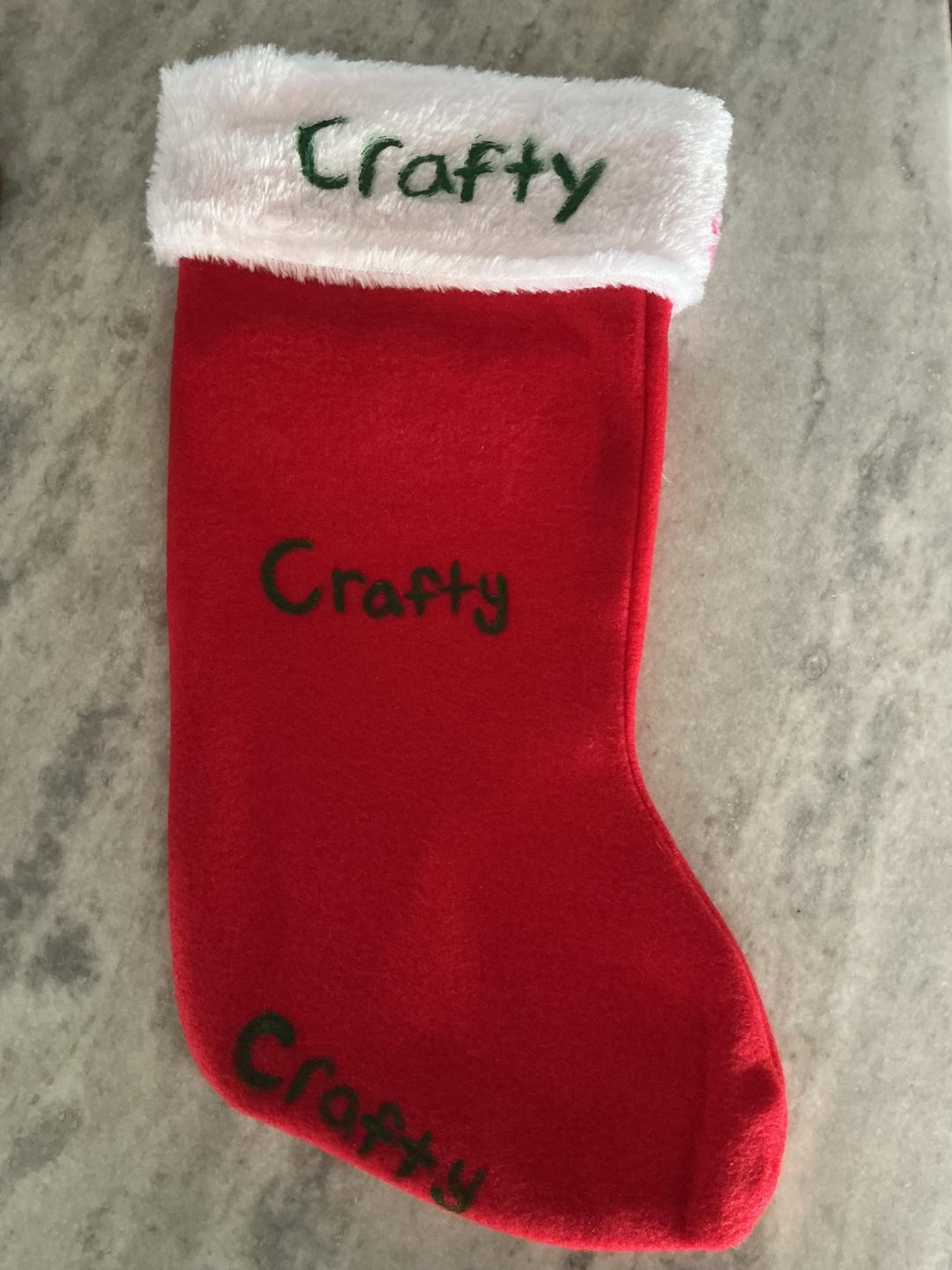 Hand Painted Stocking - Etsy