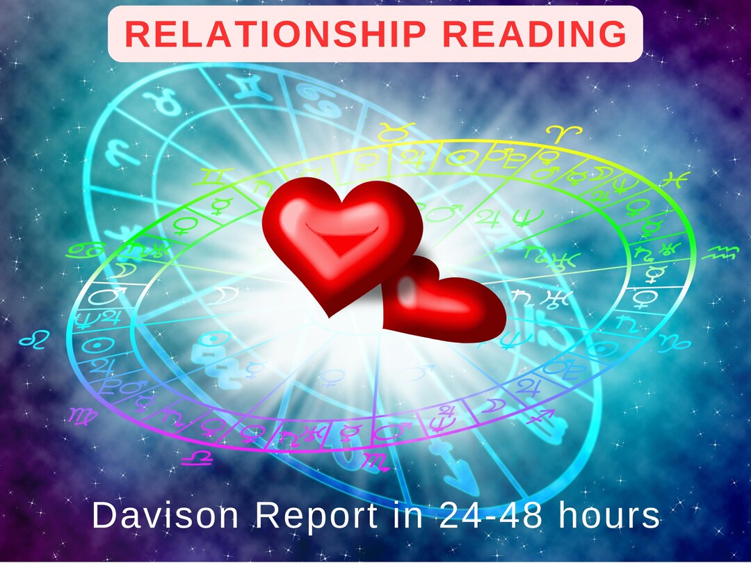 Astrology Couple Analysis Davison Chart Report Relationship Reading ...