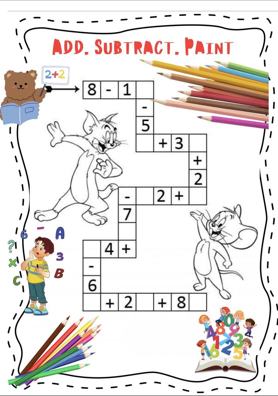 Printable Math Worksheets for Kids Fun Math Activities for Children ...