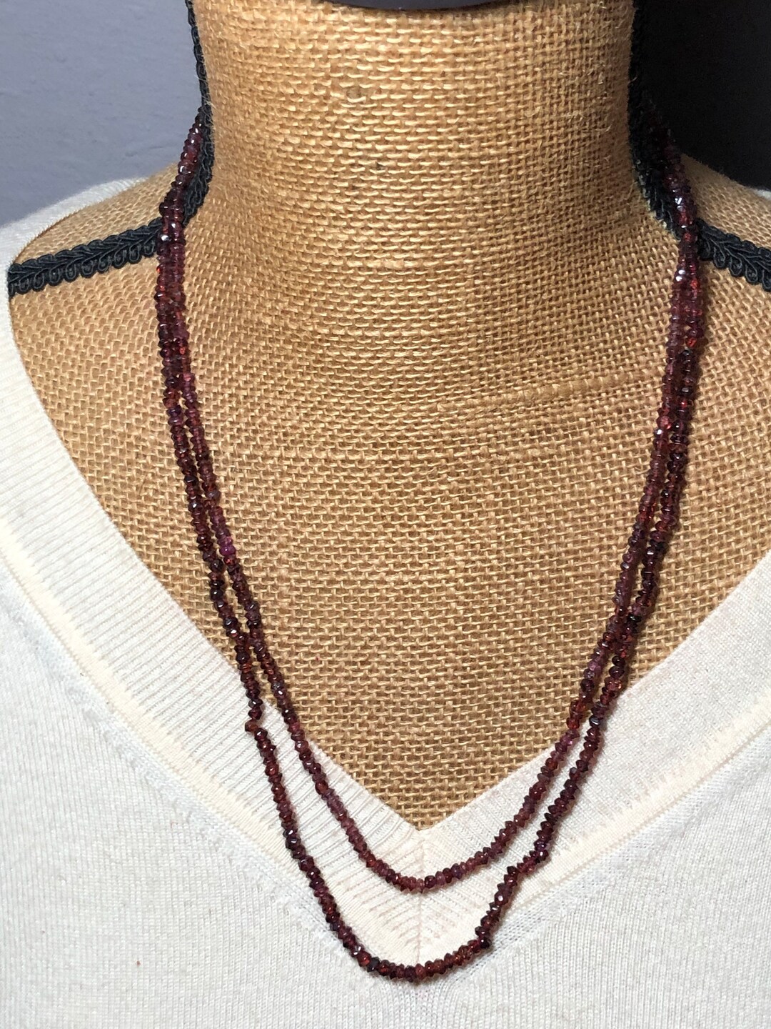 Genuine Earth Mined Montana Conundrum Red Ruby 2 Strand Necklace - Etsy
