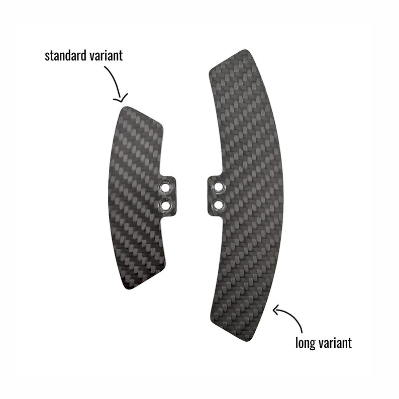 Carbon Fiber Shifter Paddles Compatible With Fanatec Shifters ...