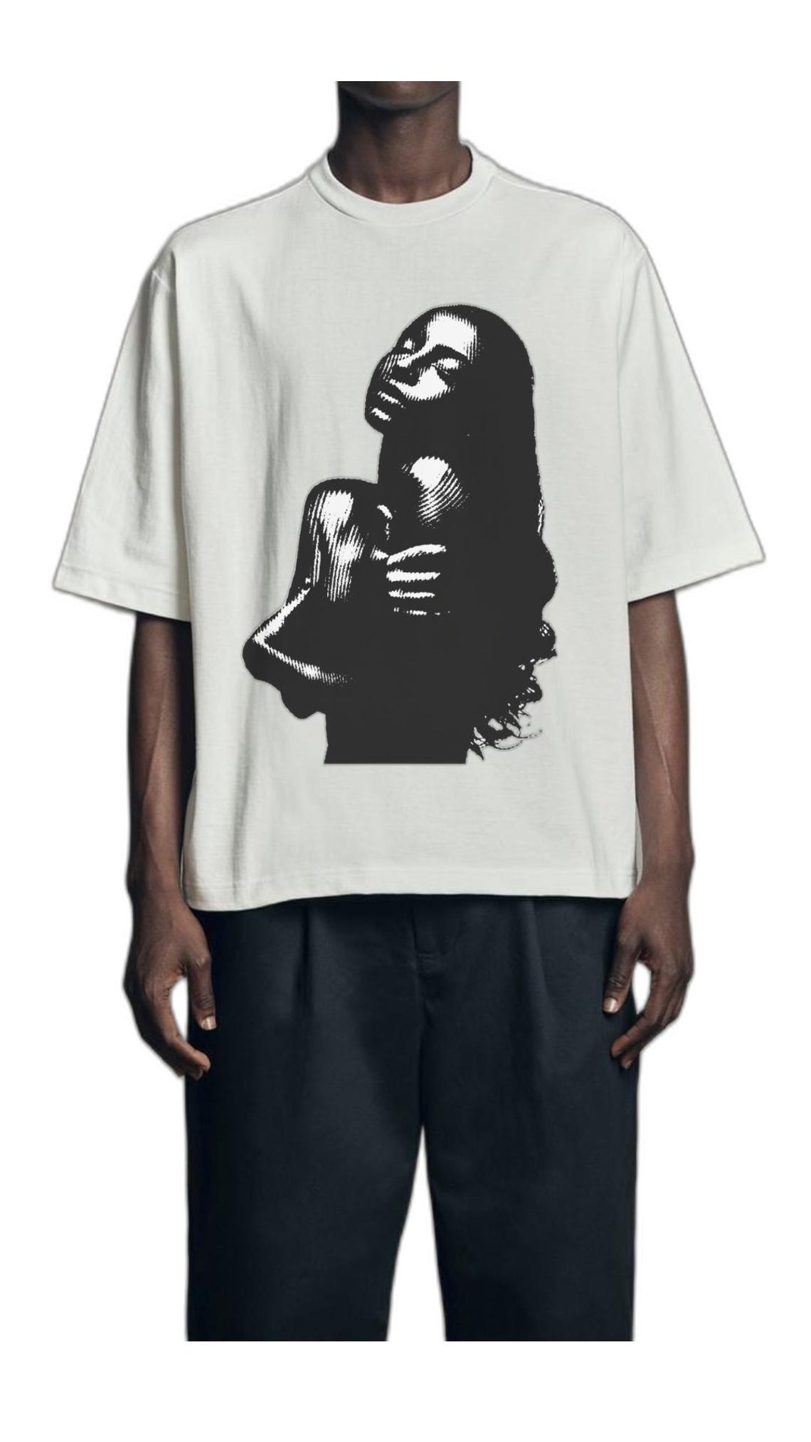 Drop Shoulder Graphic Sade T-shirt - 300 GSM - Etsy