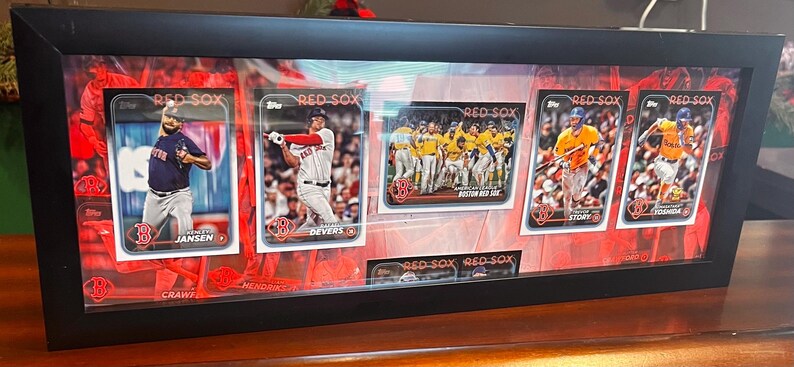 2024 Boston Red Sox Card Collage - Etsy