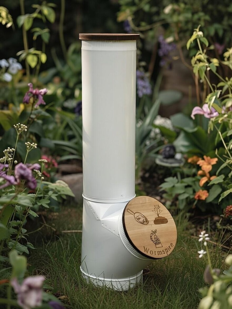 Wormspire™ Modular Worm Compost Tower With Rocket Stove Base - Etsy