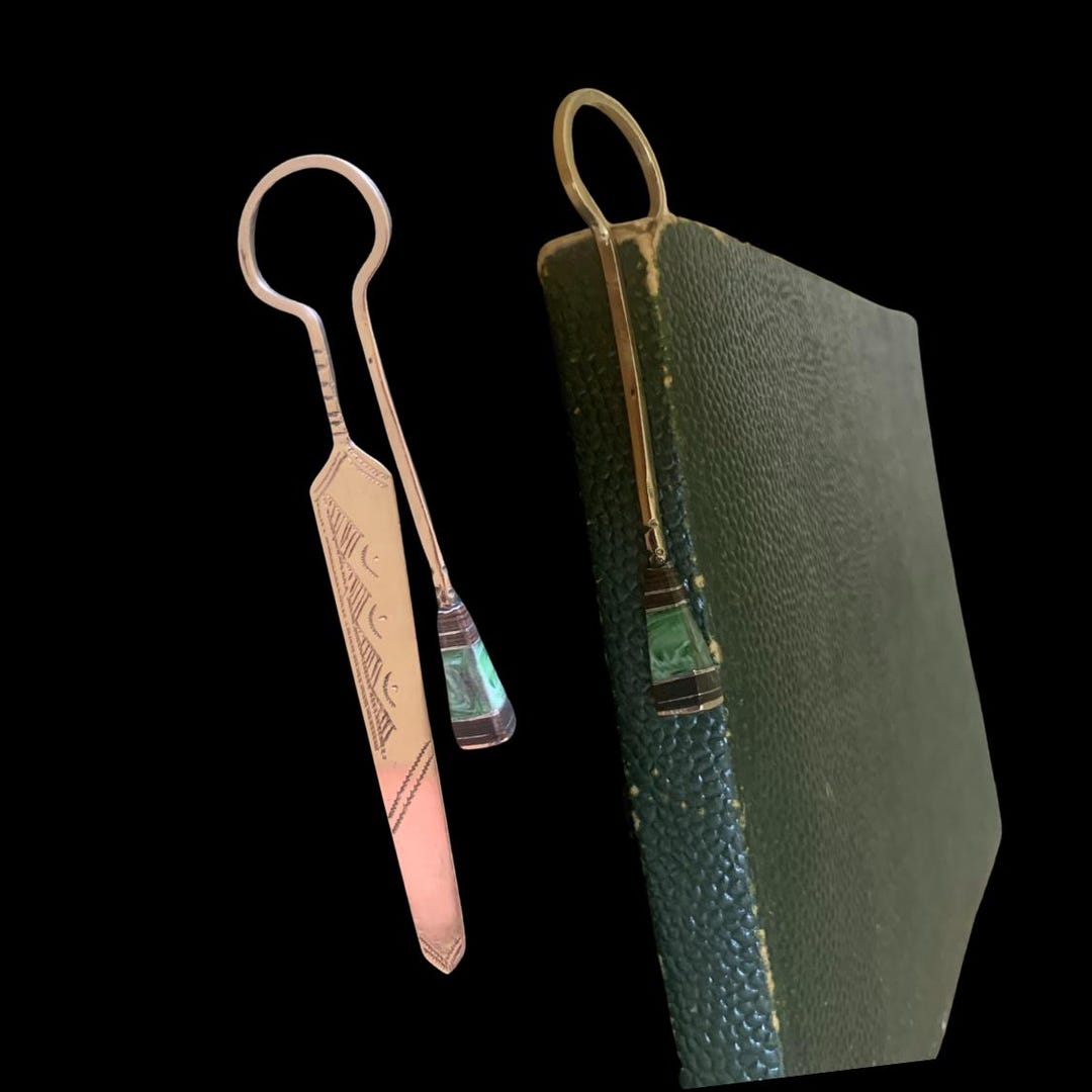 Tuareg Bookmark Handmade African Metal Ebony Wood Berber Design ...