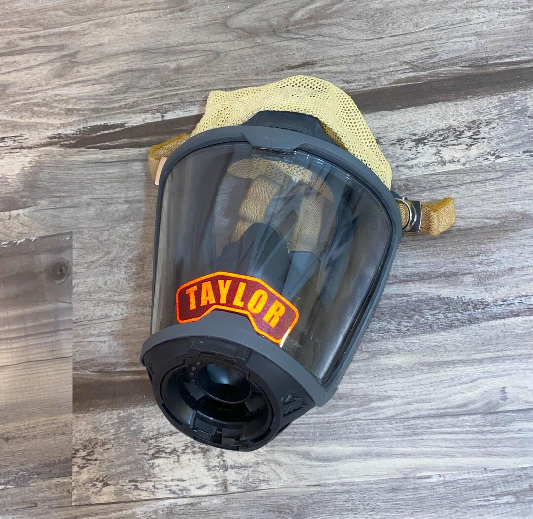 MSA G1 SCBA Firefighter Mask Reflective Name Labels Stickers, FREE (via ...