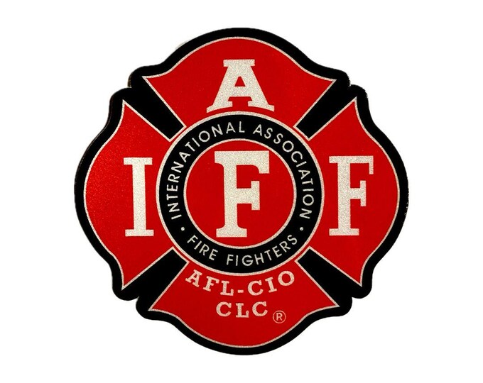 Firefighter Vinyl Sticker | Custom Firefighter Sticker | Firefighter ...