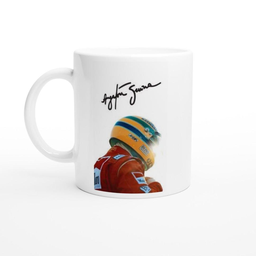 Ayrton Senna Mug - 11oz Cup for Automotive Fans - Etsy