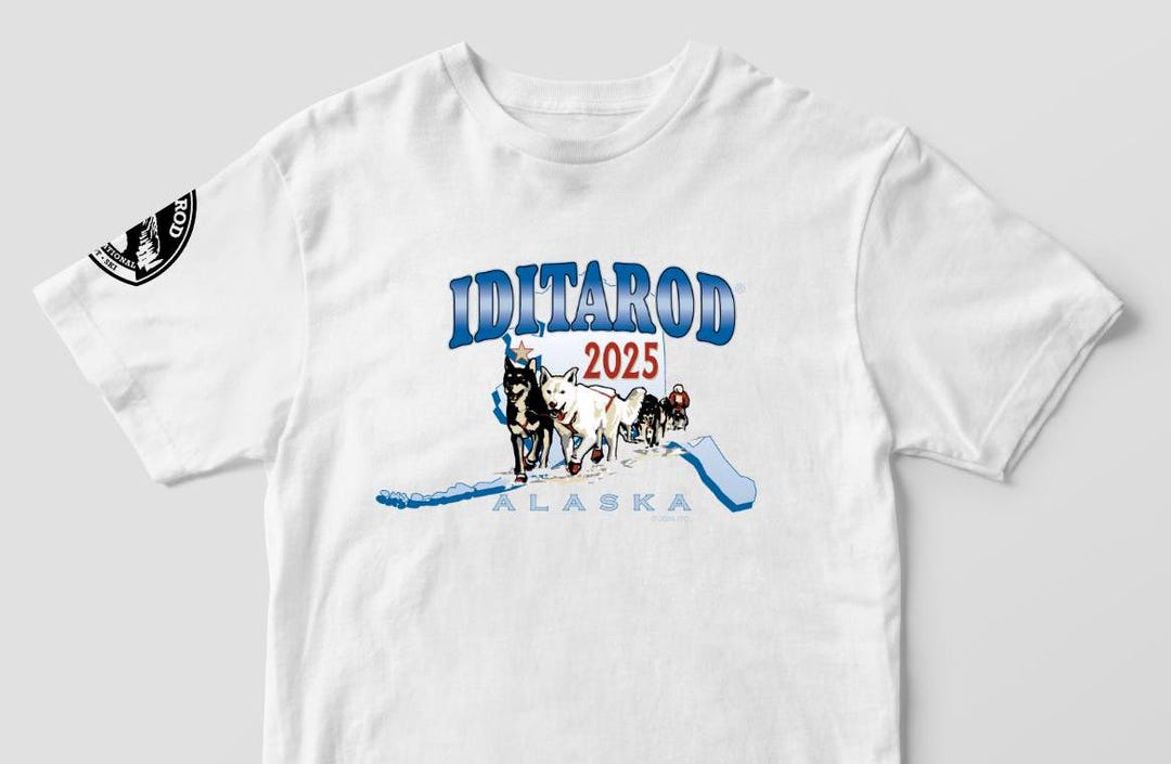 Iditarod 2025 Sled Dog Race T-shirt | Celebrate Alaskan Huskies - Etsy