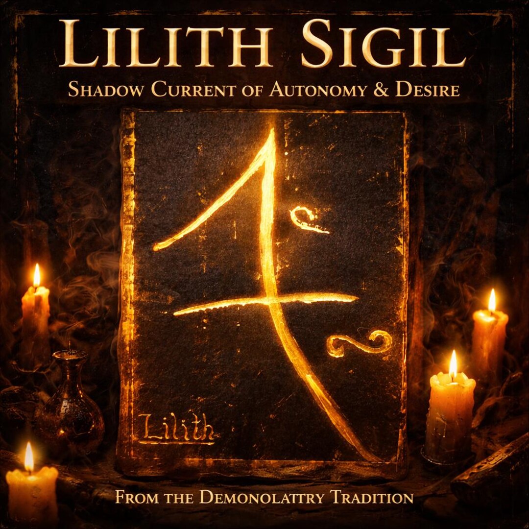 Lilith Sigil — Hand-drawn Occult Symbol - Etsy