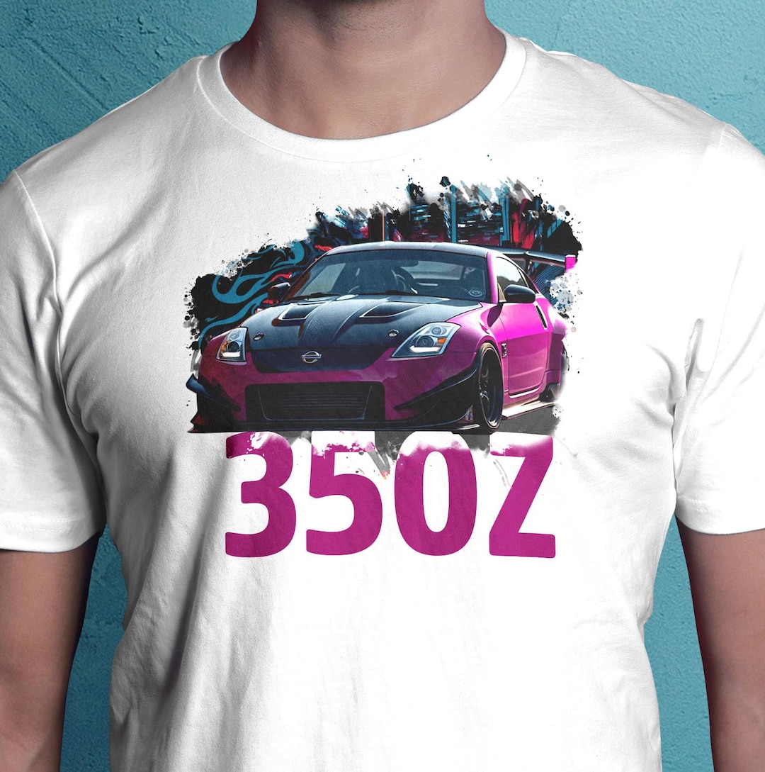 Nissan 350Z T-shirt Design PNG Car Shirt Design Nissan 350Z Car Tshirt ...