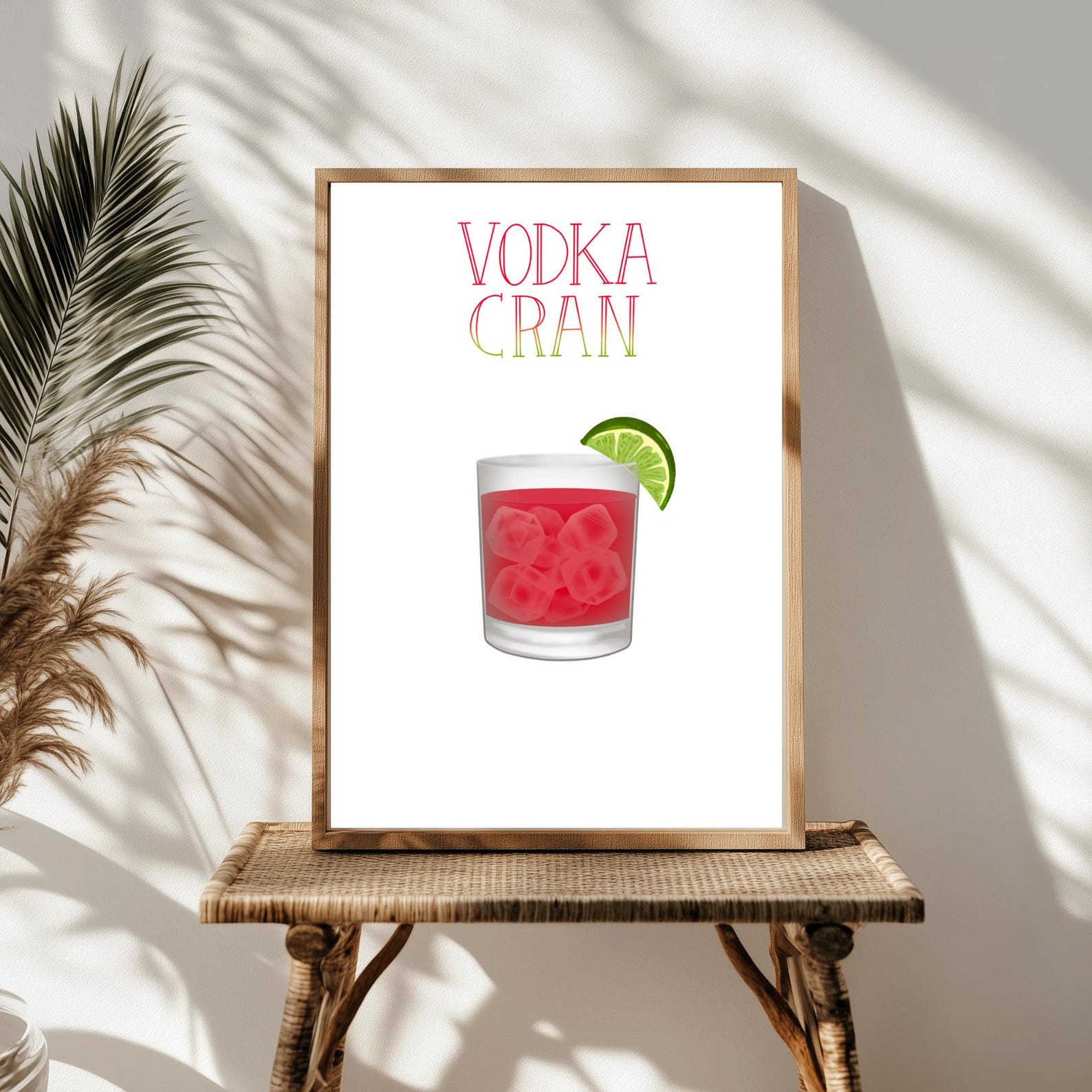 Vodka Cran Cocktail Bar Sign - Etsy