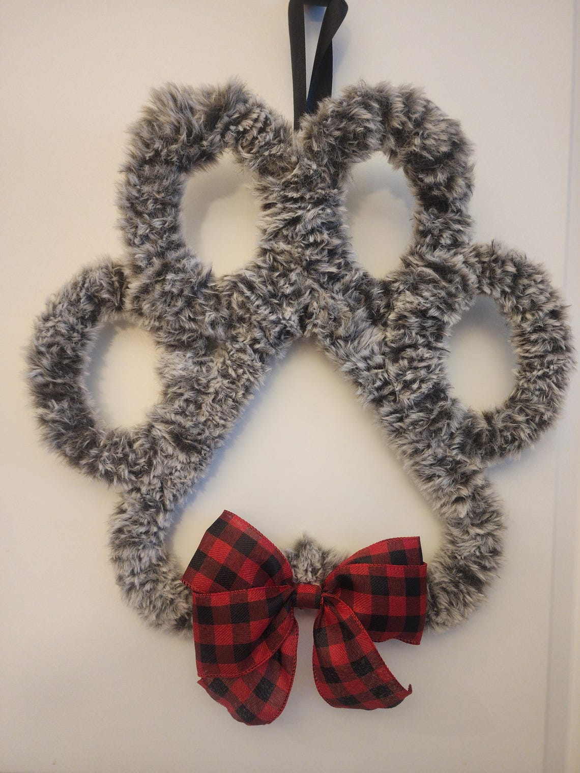 Paw Print Wreath, Dog Paw Wreath, Paw Print Decor - Etsy