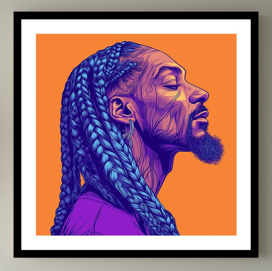 Snoop Dogg Celebrity Art Wall Decoration Vintage Music Pop Star ...